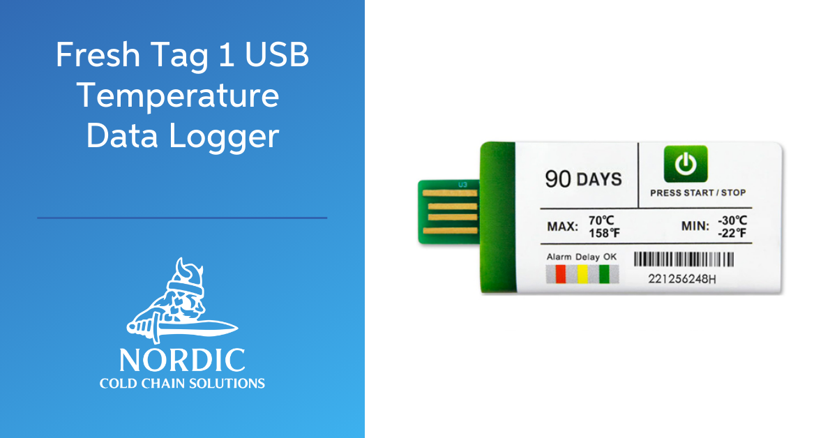 Fresh Tag 1 USB Temperature Data Logger | Nordic Cold Chain Solutions